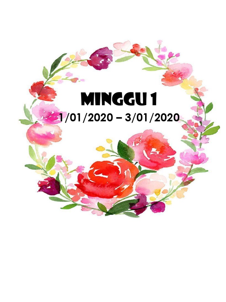 Divider Minggu RPH Tahun 2020 | PDF