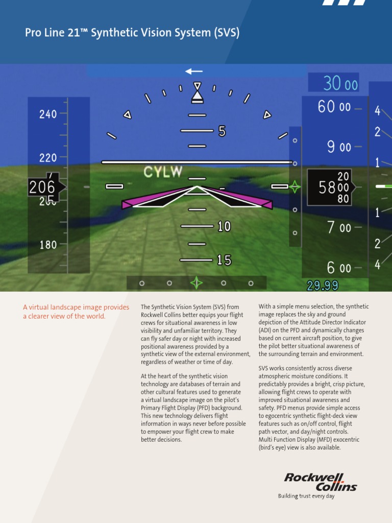 Pro Line 21 SVS Data Sheet | PDF | Airport