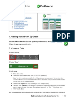 Using ZipGrade: A Teacher's Guide | PDF | Image Scanner | Multiple Choice