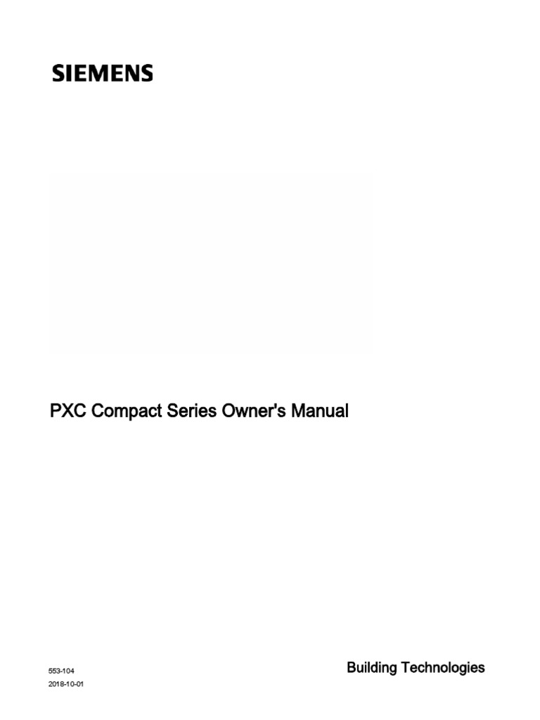 PXC Compact Owner Manual PDF | PDF | Computer Security | Security
