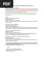 Icd 10 Partus Persalinan Obgyn | PDF