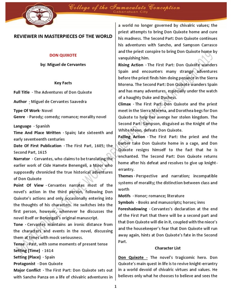 2.don Quixote | PDF | Don Quixote | Miguel De Cervantes