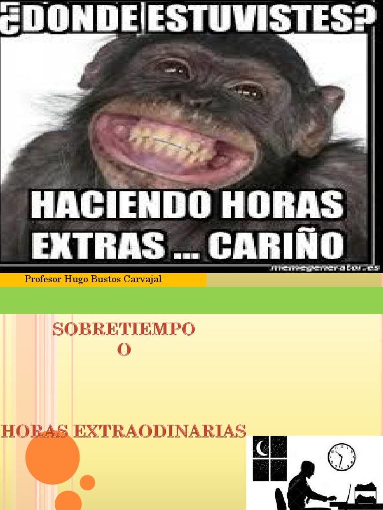 Clase HORAS EXTRAS | PDF | Economias | Gobierno