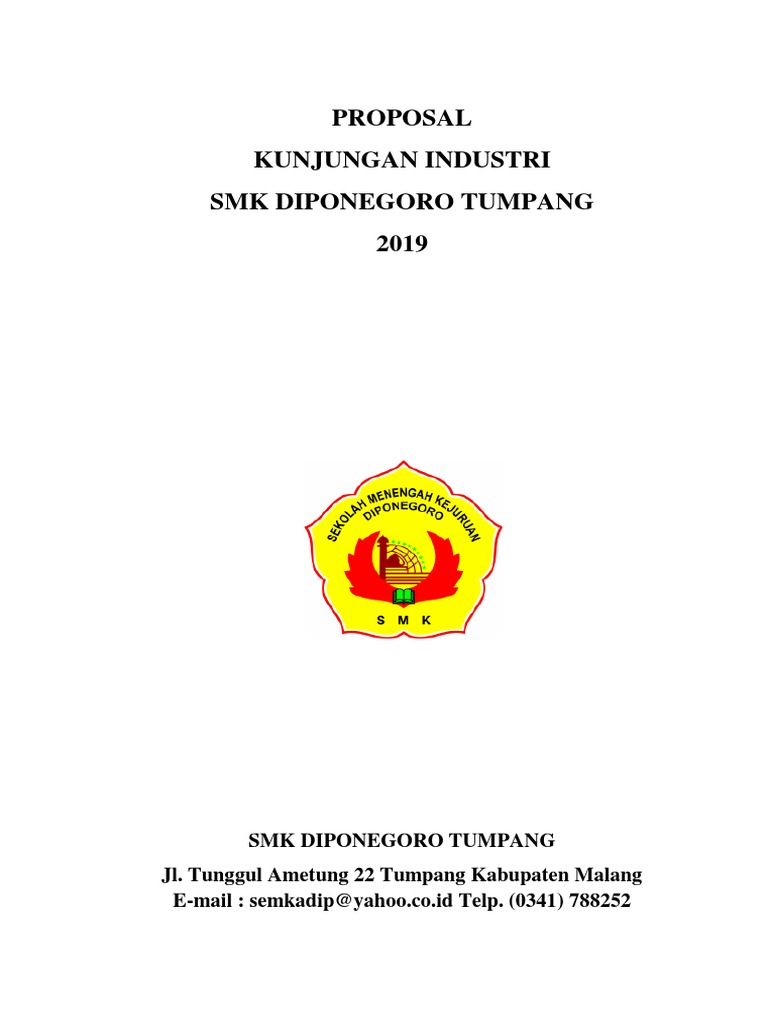Proposal Kunjungan Industri SMK | PDF