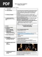 The Lottery Detailed Lesson Plan | PDF | Senses | Lesson Plan