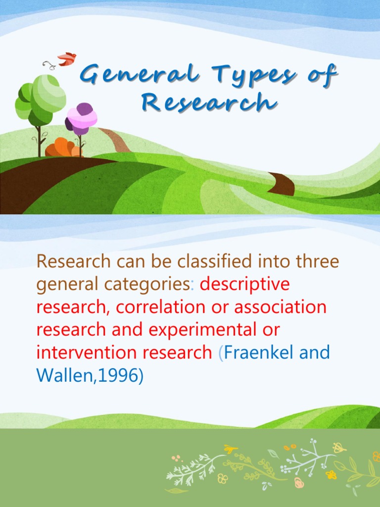 Overview of Research Types and Methods | PDF | Experiment ...
