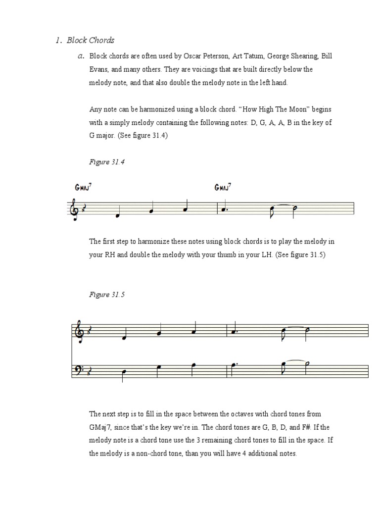 Block Chords | PDF