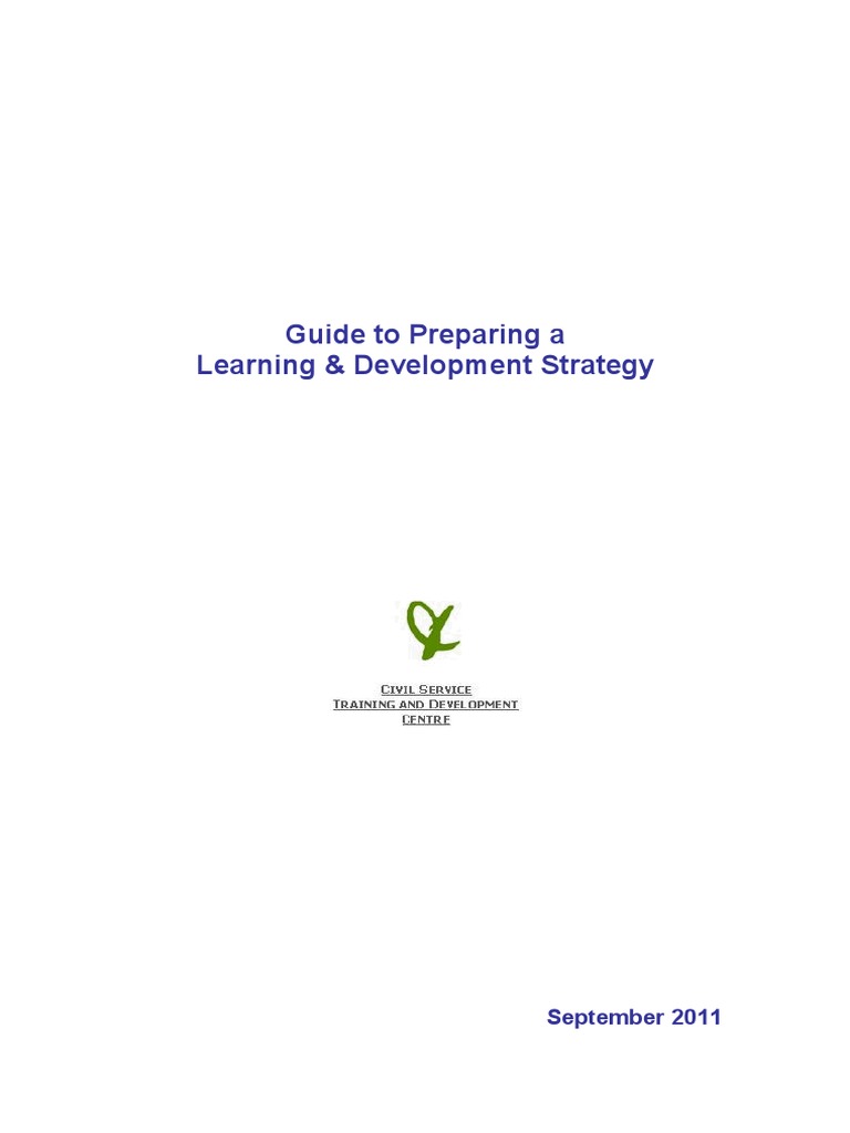 Guide To Preparing A Learning and Development Strategy PDF | PDF ...