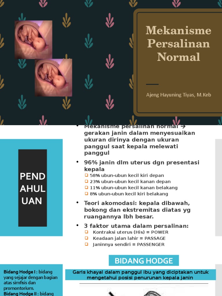 Mekanisme Persalinan Normal | PDF | Kesehatan Holistik