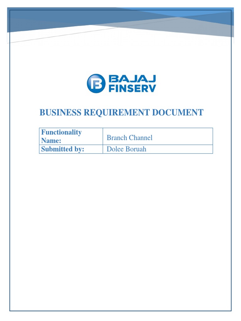BRD - Branch Channel V1.0 | Download Free PDF | Application Programming ...
