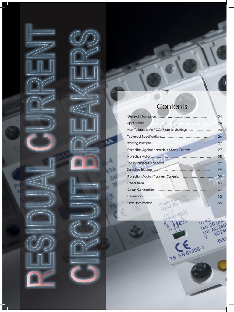 RCCB Working Principle PDF | PDF | Transformer | Alternating Current