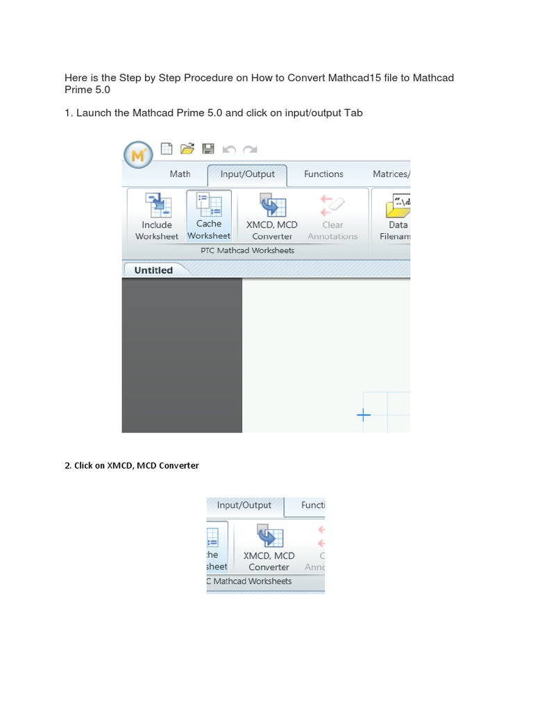 MathCAD Conversion | PDF