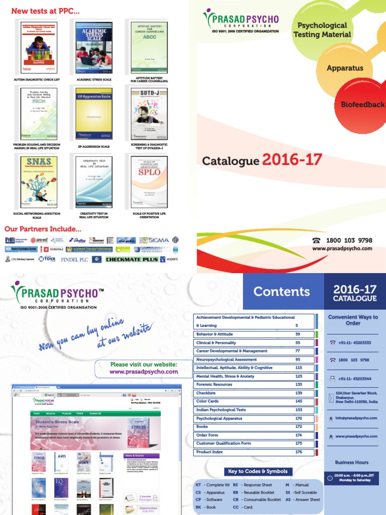 PPC Catalogue 2016 17 PDF | PDF | Learning Disability | Neuroscience