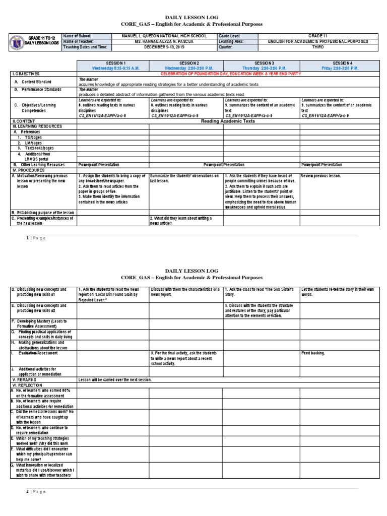 EAPP Week6 | PDF | Learning | Teachers