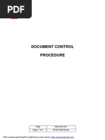 1 Document Control Procedure 1 | PDF