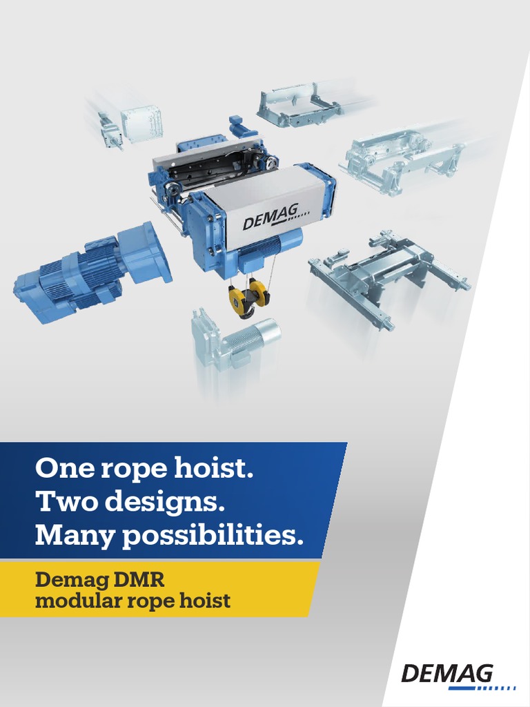 Demag - DMR | PDF | Reliability Engineering | Crane (Machine)