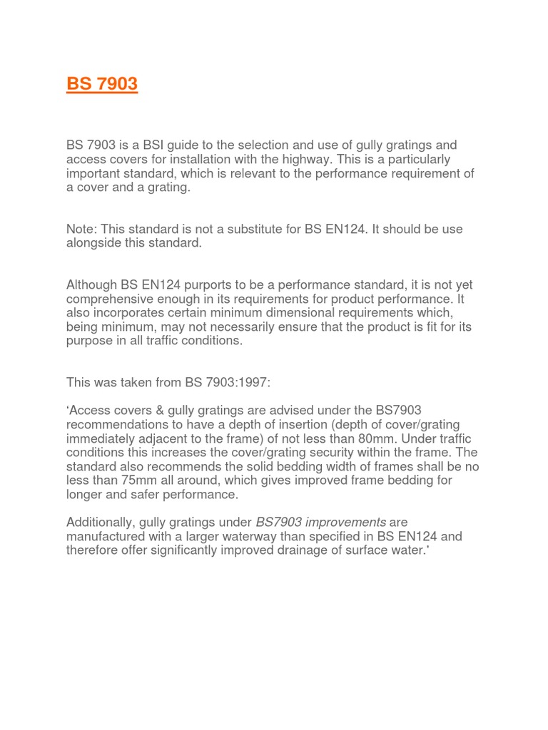 Bs 7903 | PDF