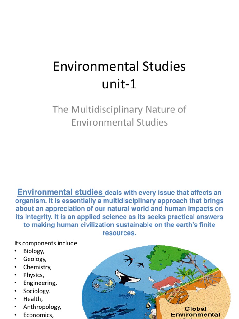 On EVS-UNIT-1 | PDF | Natural Environment | Ecology