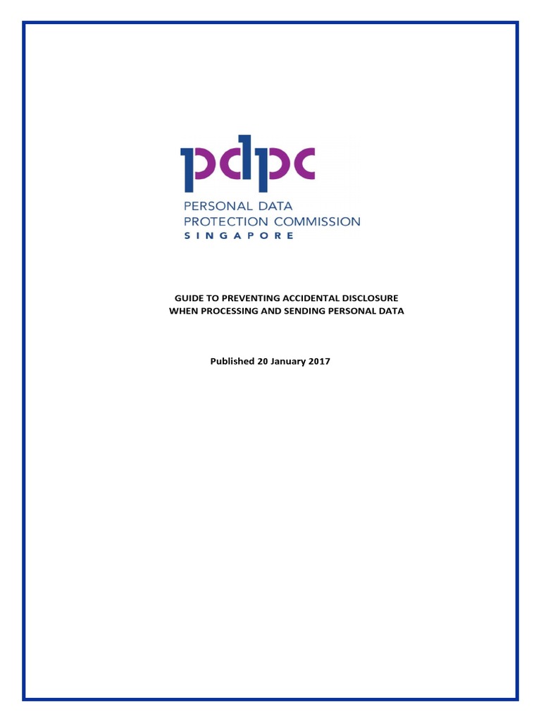 Guide To Preventing Accidental Disclosure When Processing and Sending ...