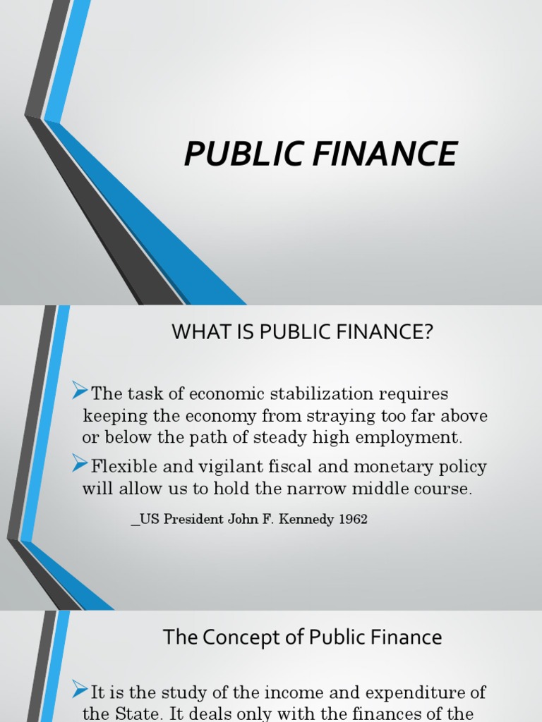 Public Finance | PDF | Public Finance | Government Spending