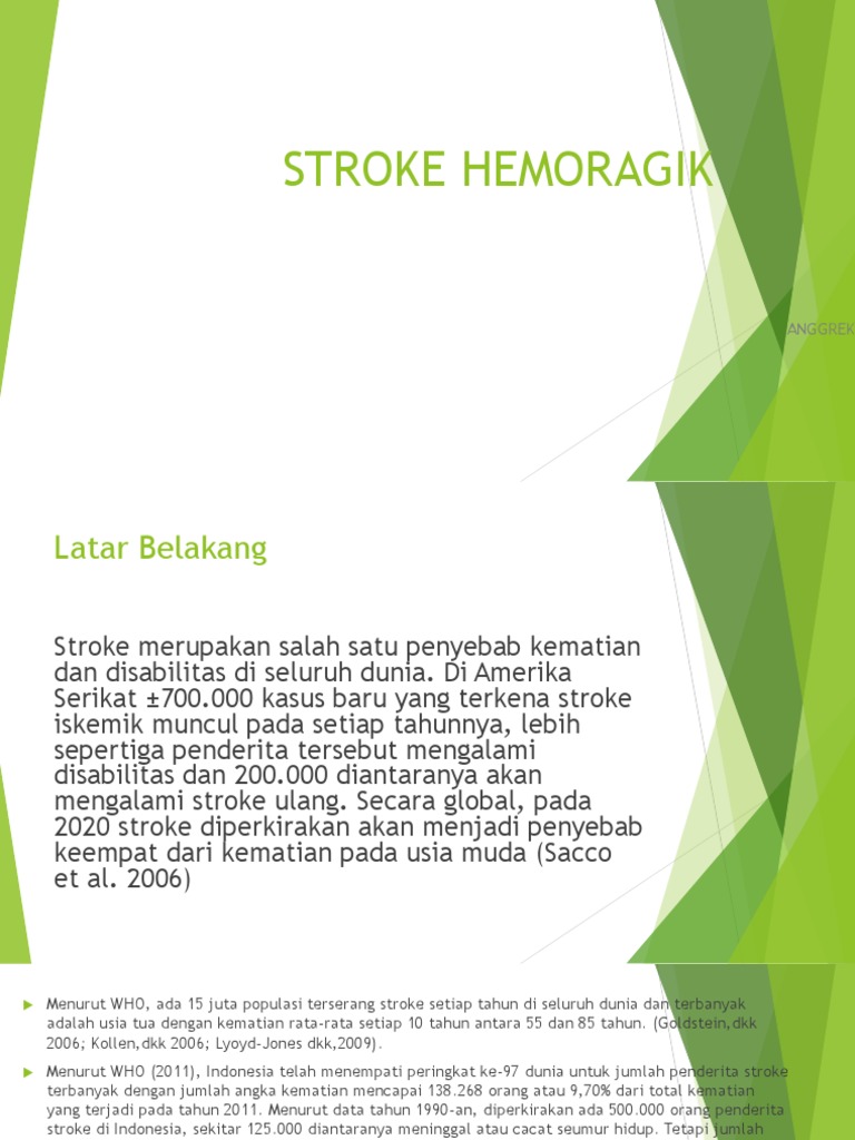 Stroke Hemoragik | PDF