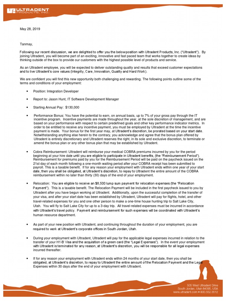 Tanmay Pal 05-19 - Signed PDF | PDF | Background Check | At Will Employment