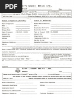 ICICI Bank Neft Form | PDF