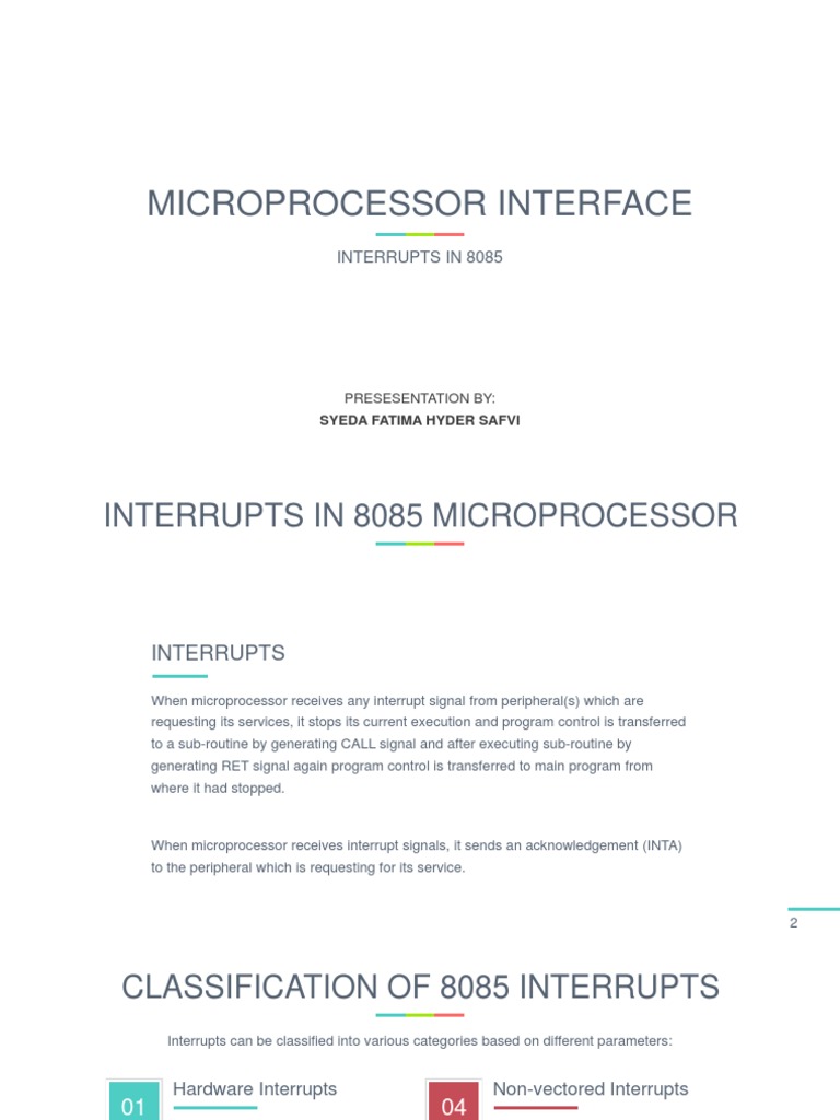 Interrupts Pdf Operating System Technology Electronic Engineering