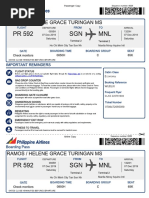 Cebu Pacific Itinerary Receipt Guide | PDF | Aviation | Transport