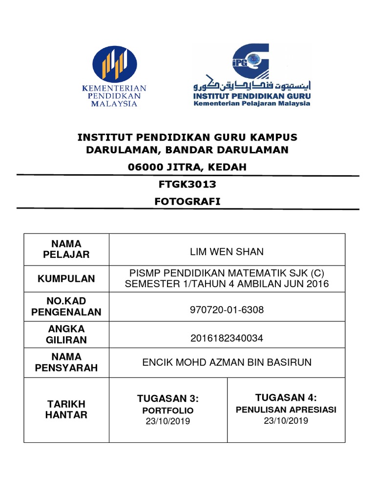 Tugasan 3 Dan Tugasan 4 | PDF
