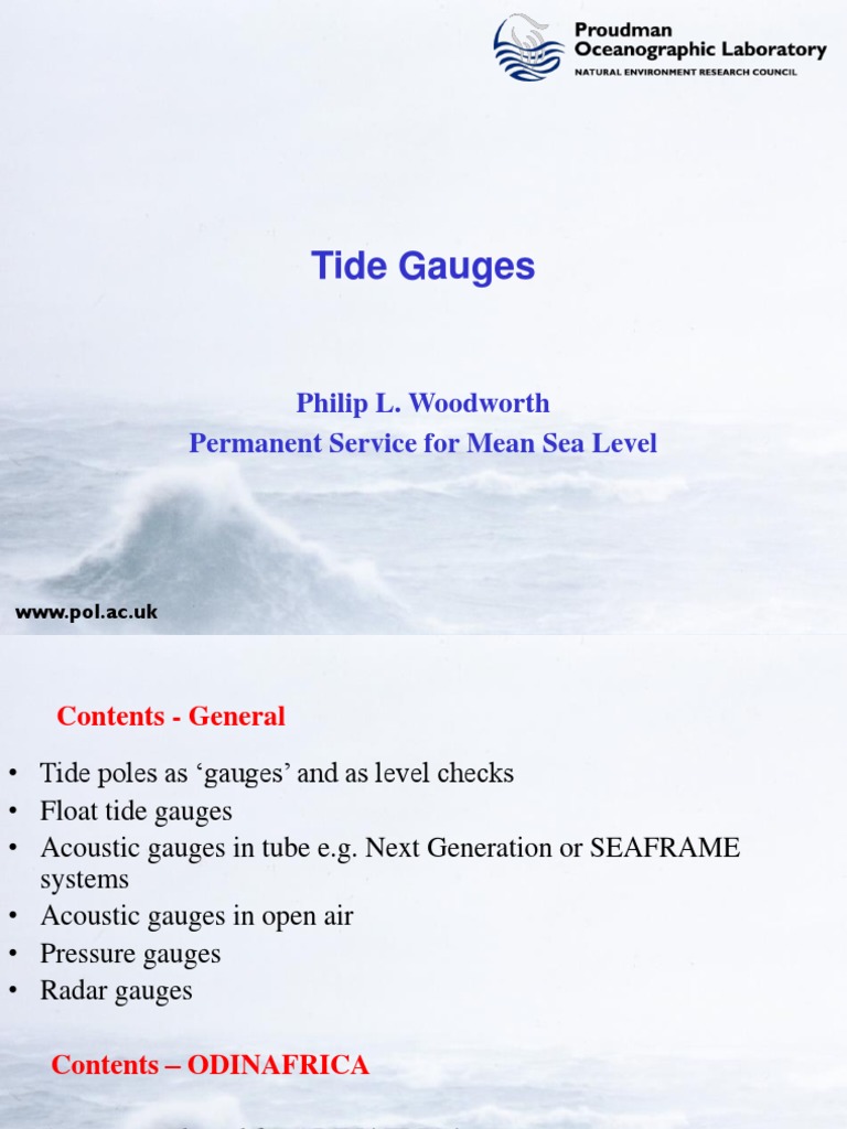 Types Tide - Gauges | PDF | Tide | Calibration