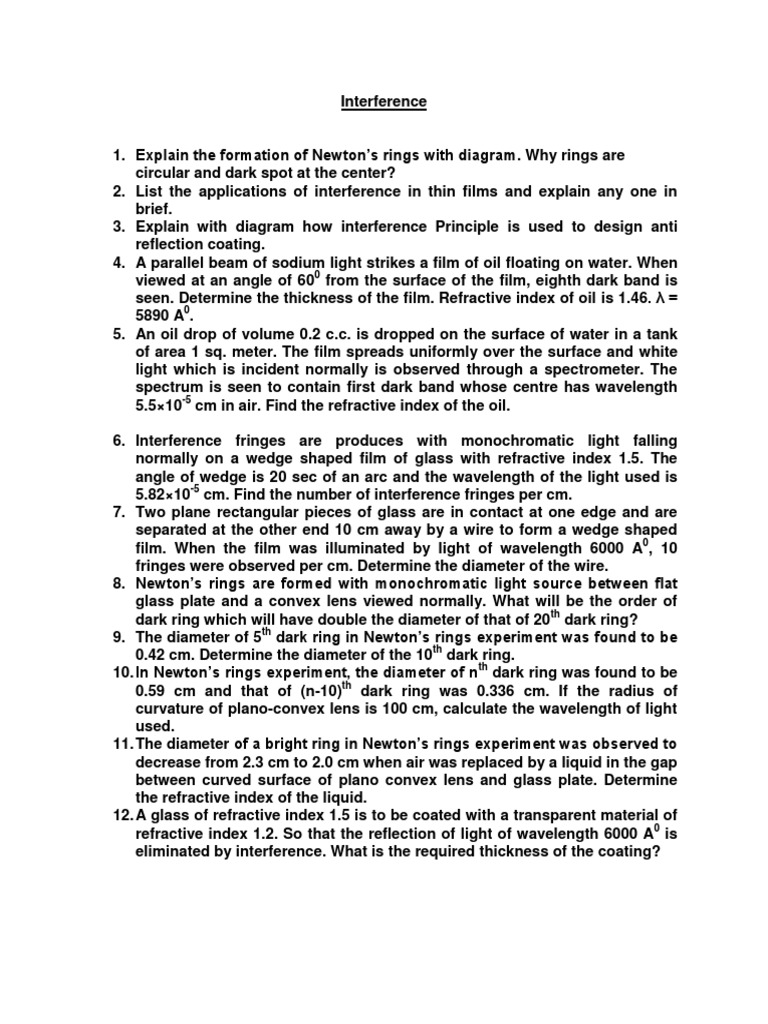 Physics - Question Bank - 3 | PDF | Superconductivity | Diffraction