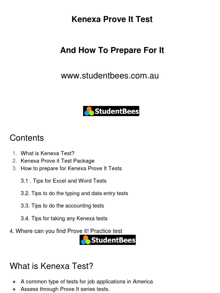 Kenexa Test Slides | PDF | Test (Assessment) | Microsoft Excel