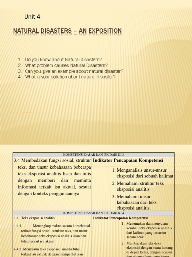 Analytical Exposition Unit 4 | PDF | Verb | Causality