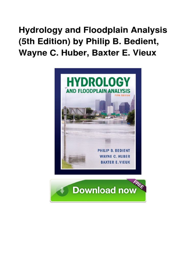 Hydrology and Floodplain Analysis 5th Ed PDF | PDF