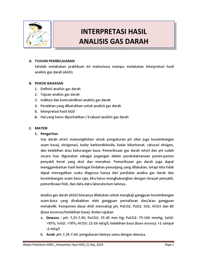 Modul Praktikum Interpretasi Agd | PDF