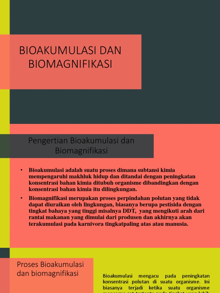 Bioakumulasi Dan Biomagnifikasi | PDF