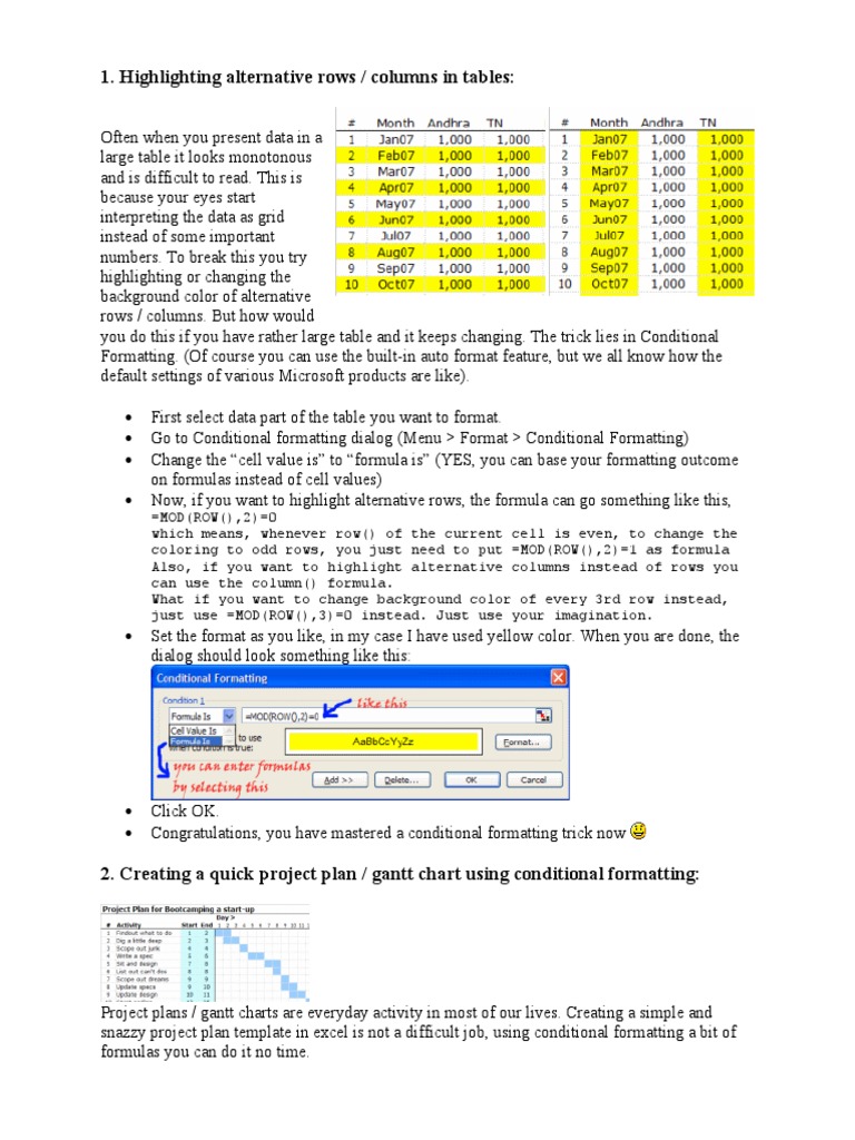 Excel Tips | PDF | Microsoft Excel | Computer Science