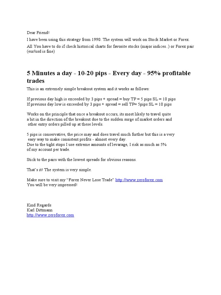 5 Minutes A Day Strategy PDF | PDF