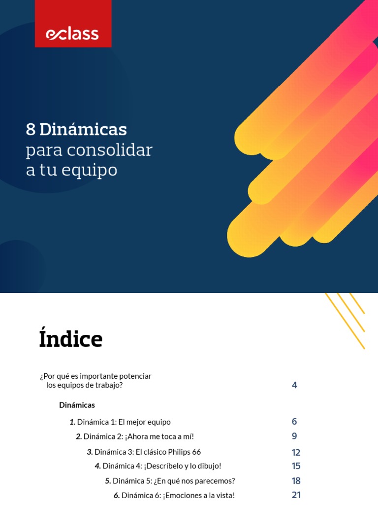 8 Dinámicas para Consolidar Equipos | PDF | Las emociones | Dibujo