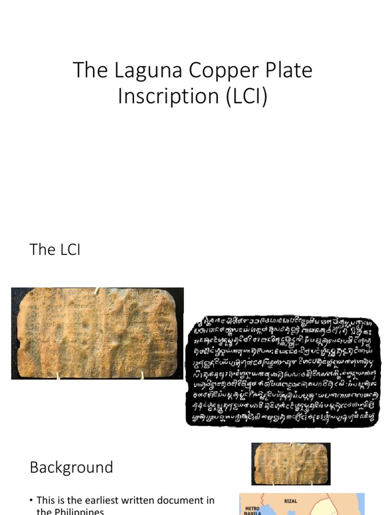 The Laguna Copper Plate Inscription (LCI) | PDF | Southeast Asia | Asia