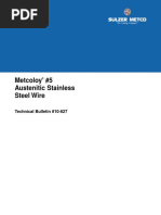 Metco®601NS 10-141 | PDF | Hardness | Materials