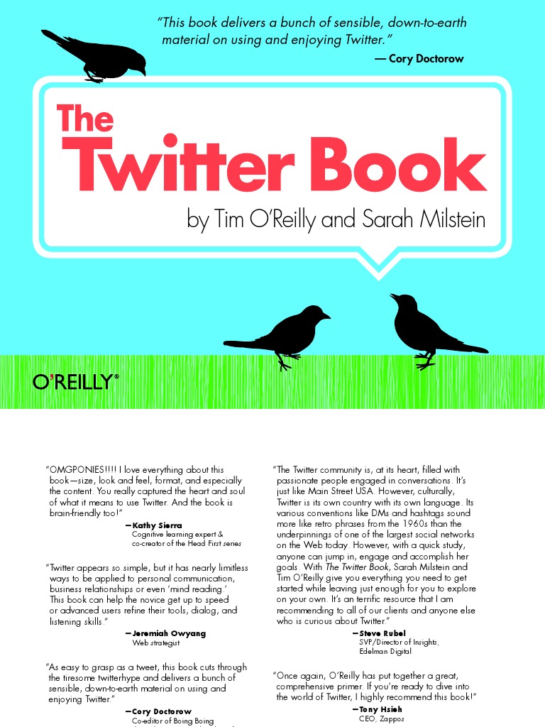 The Twitter Book | PDF | O'reilly Media | Hashtag