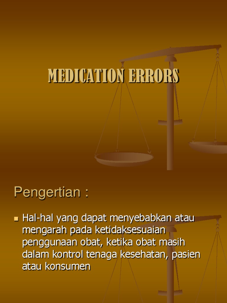 Medication Errors | PDF
