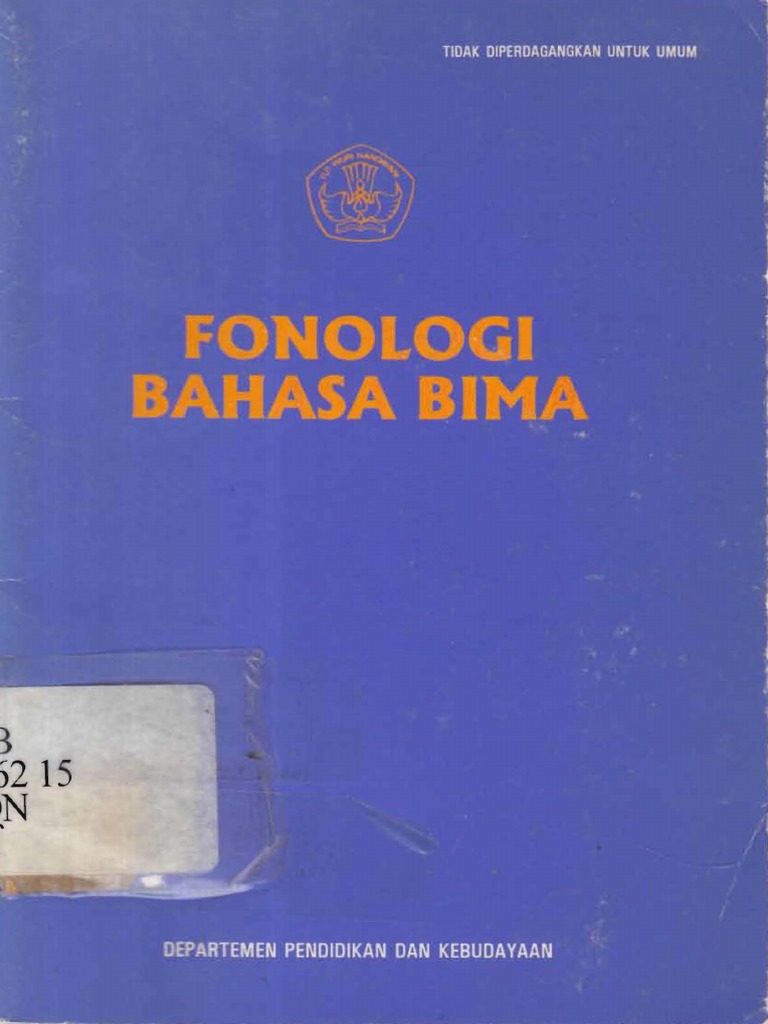 Fonologi Bahasa Bima (1996) PDF | PDF