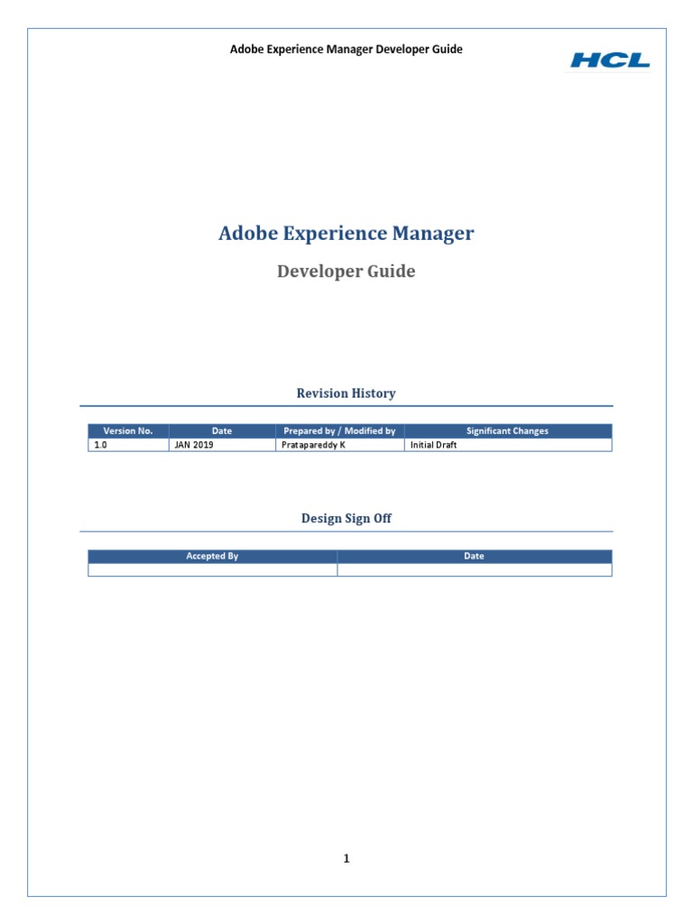 Aem Developer Guide Pdf Java Programming Language Websites