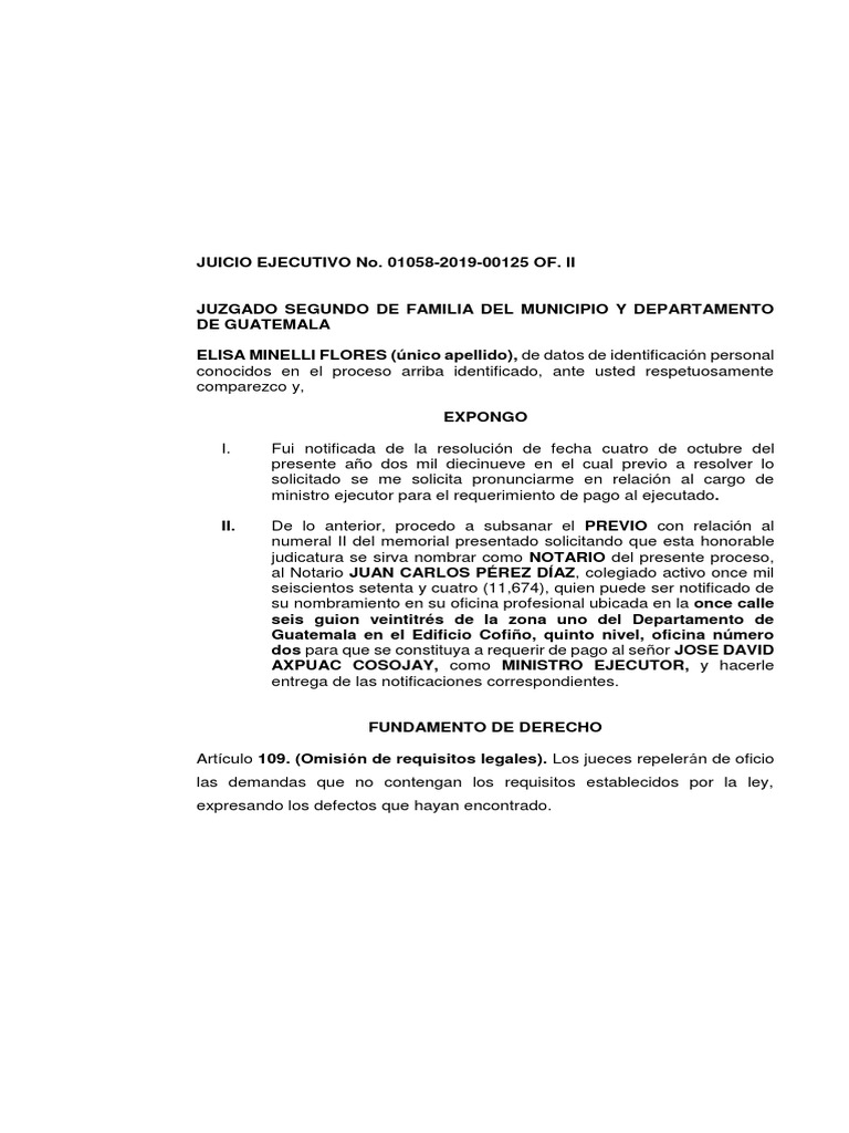 Previo Notario Notificador Elisa Minelli | PDF | Guatemala | Virtud