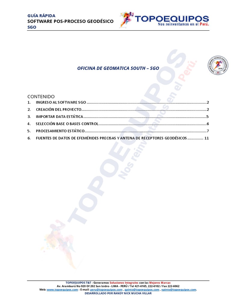 Guia Rapida - SGO - T | Descargar gratis PDF | Fax | Software