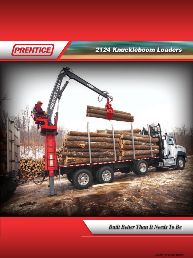 Prentice 2124 Knuckleboom Loader Specs | PDF | Mechanical Engineering ...
