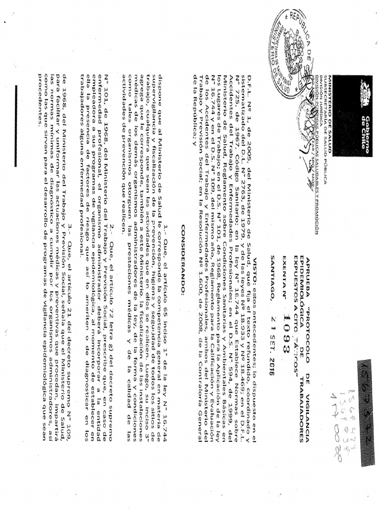 08-Res. 1093 Protocolo Vig. Citostticos | PDF